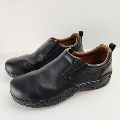 Red Wing 6700 Men Shoes Sz 9 E2 Black Leather Aluminum Toe Work Loafers ...