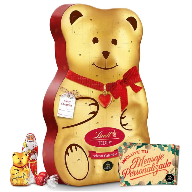 CALENDARIO DELL’AVVENTO LINDT TEDDY 2025 Grande Formato 310 g · Con ...