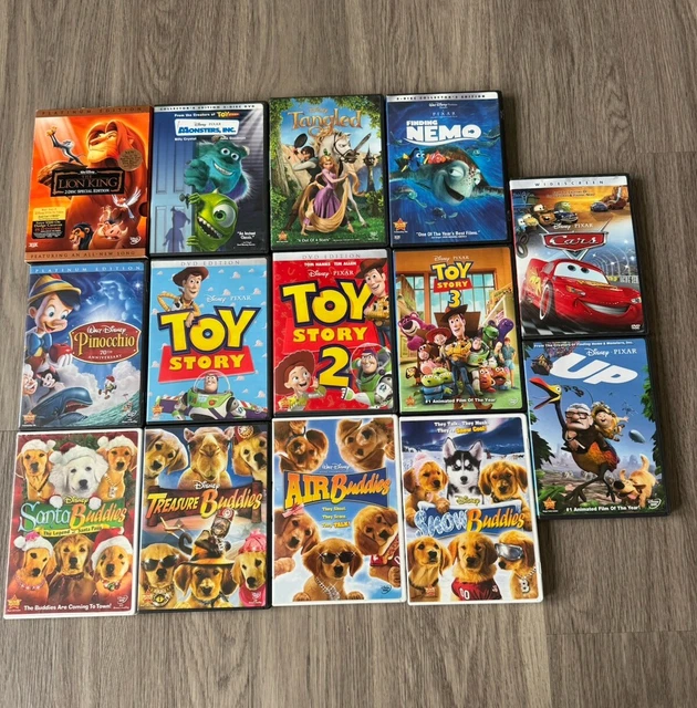DISNEY DREAMWORKS COLLECTION Lot of 14 Movies DVD Cars, Monsters, Nemo ...