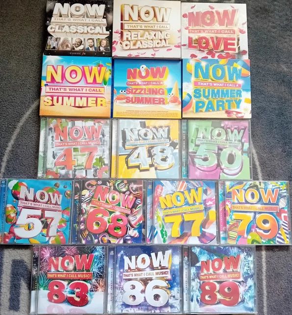 NOW THAT'S WHAT I Call Music 16x CD Albums Joblot £19.99 - PicClick UK