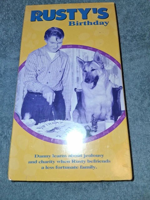 NEW SEALED VHS TAPE 1994 Television Show RUSTY'S BIRTHDAY GERMAN SHEPHERD DOG £3.69 - PicClick UK