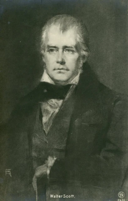 WALTER SCOTT VINTAGE carte photo, Walter Scott (Sir Walter Scott, 1er baronnet EUR 59,00 ...