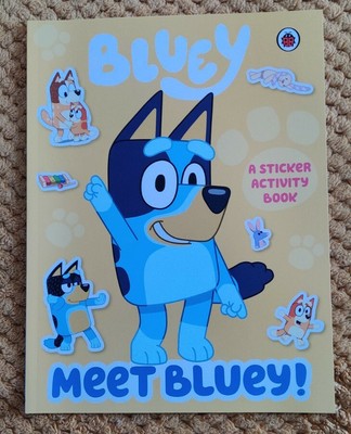BLUEY: MEET BLUEY! Official Sticker and Activity Book *NEW* $7.92 ...