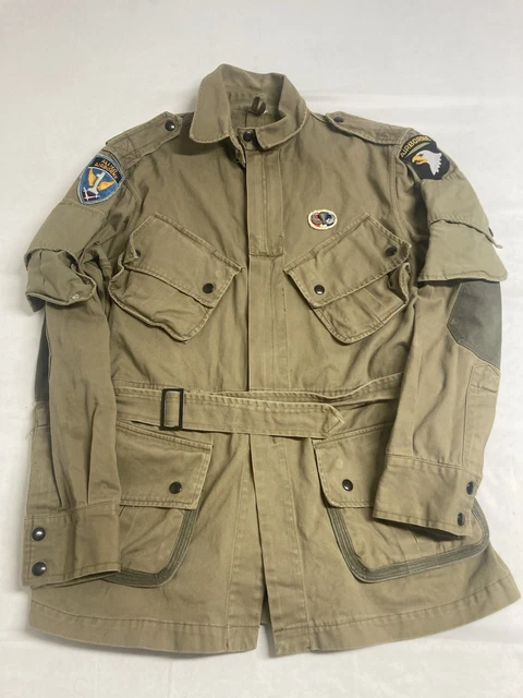 WW2 ALLIED AIRBORNE Replica Paratroopers Jump Jacket No Tags £84.27 ...