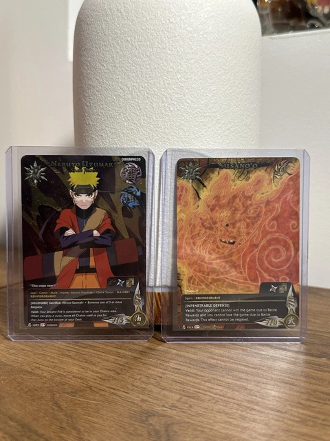 NARUTO UZUMAKI (SAGE mode) & Susano’o Cards Super Rare NM Condition £ ...