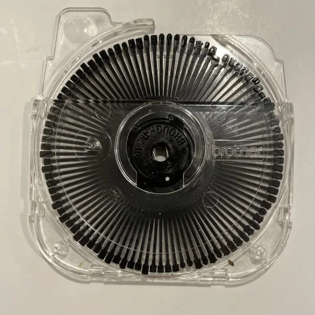 BROTHER TYPEWRITER DAISY Wheel Brougham 10 English EUR 54,97 - PicClick FR