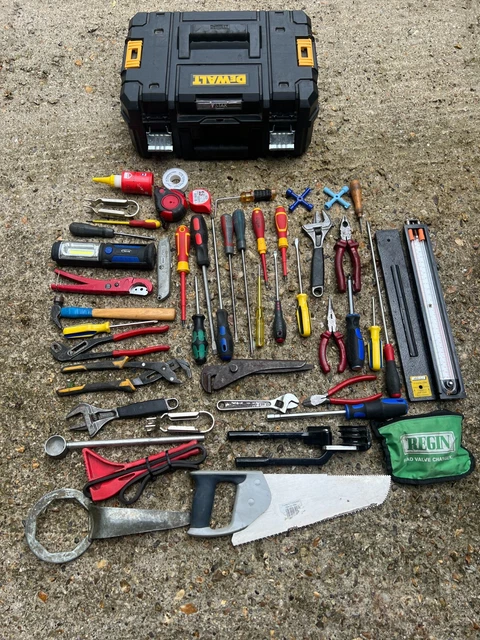 DEWALT USED TOOLBOX and tools job lot £25.00 - PicClick UK