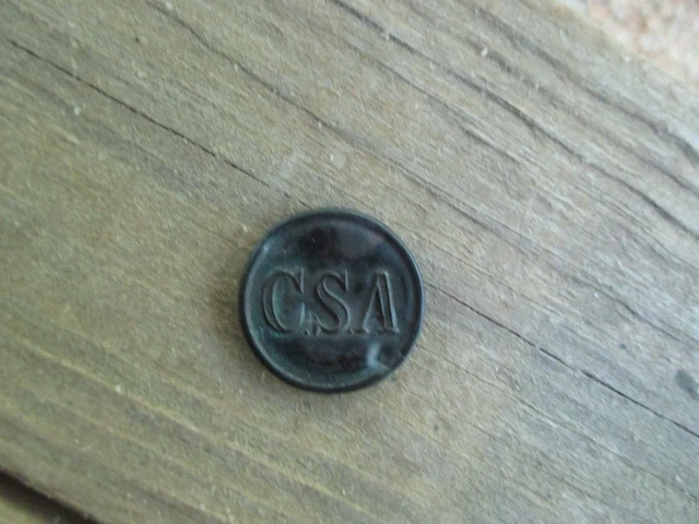 CIVIL WAR DUG Confederate CSA Coat Button Relic- Tennessee EUR 104,35 ...