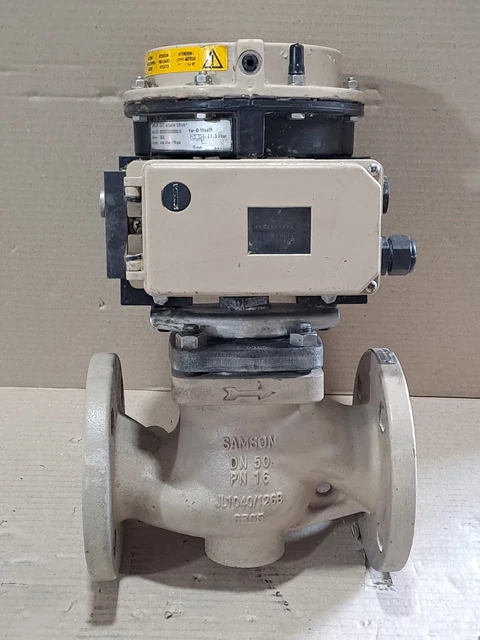 SAMSON 3321 CONTROL Valve DN50 PN16 Type 3372 Actuator & 3730 ...