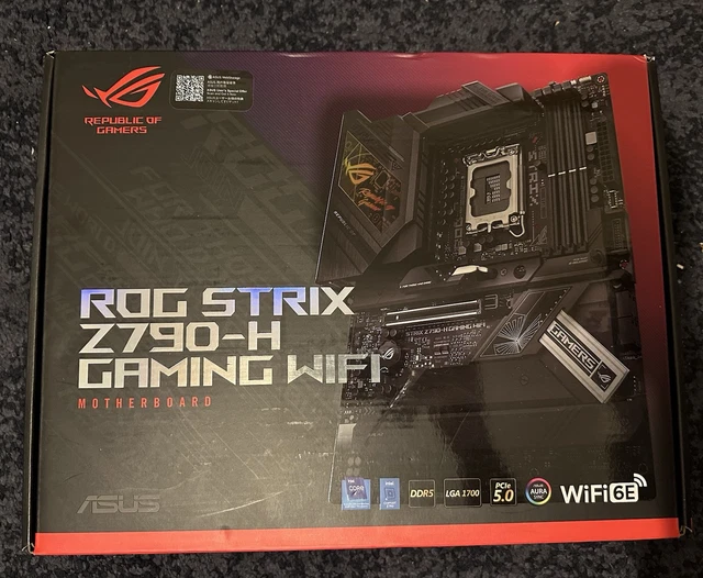 ASUS ROG STRIX Z790-H GAMING WIFI - Intel Z790, Wi-Fi 6E, Brand New ...