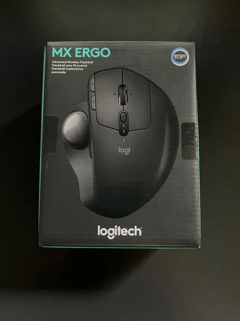 LOGITECH MX ERGO Wireless Trackball Mouse Adjustable Ergonomic Design ...