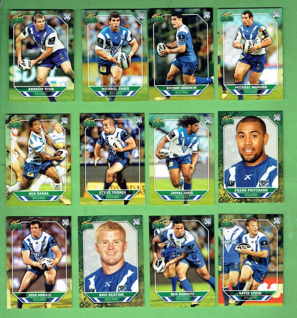 2011 RUGBY League Champions Cards - Canterbury Bulldogs $15.00 ...