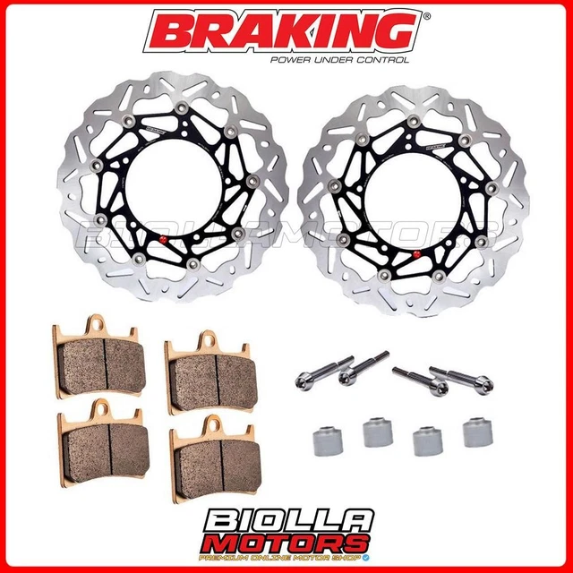 OKWK13 KIT DISCHI Freno 320 Anteriore Braking Yamaha Xp T-Max 530 2013 ...
