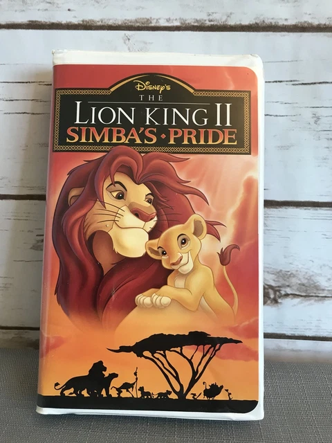 DISNEY THE LION KING II SIMBA'S PRIDE VHS Home Video Tape in Clamshell ...