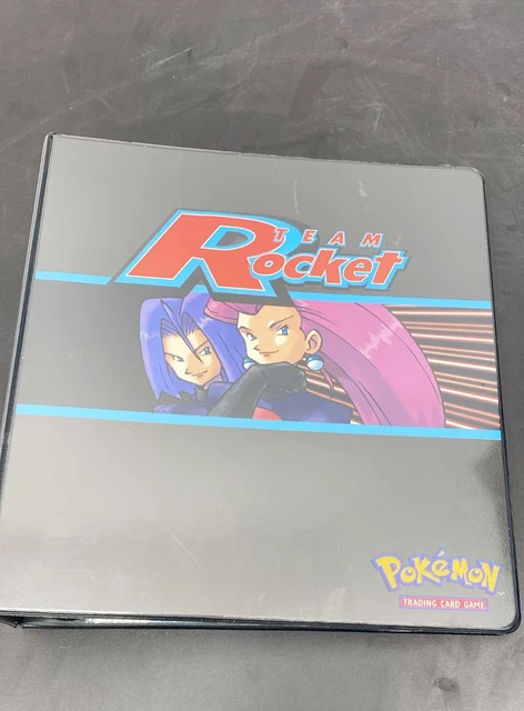 VINTAGE POKEMON TEAM rocket binders with checklist of 82 $179.00 ...