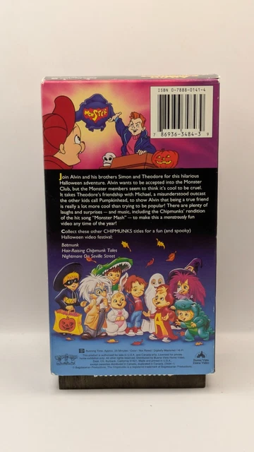 ALVIN AND THE Chipmunks - Trick or Treason VHS 1997 Animated Halloween ...