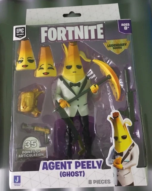 FORTNITE 15CMS LEGENDARY Series Agent Peely Ghost Action Figure ...