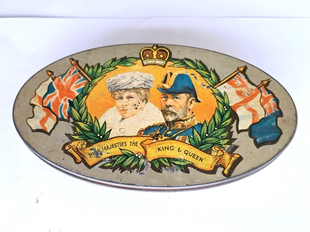 VINTAGE BLUE BIRD 1935 Silver Jubilee King George, Queen Mary, Toffee ...