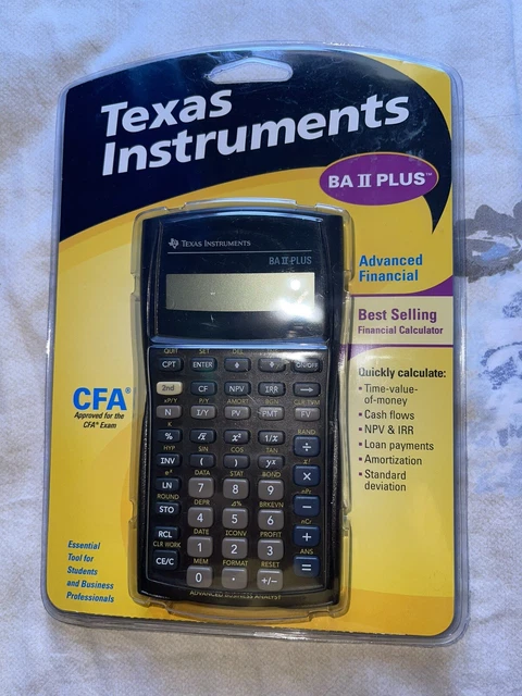 NEW TEXAS INSTRUMENTS BA II Plus Financial Calculator Business - Brand ...