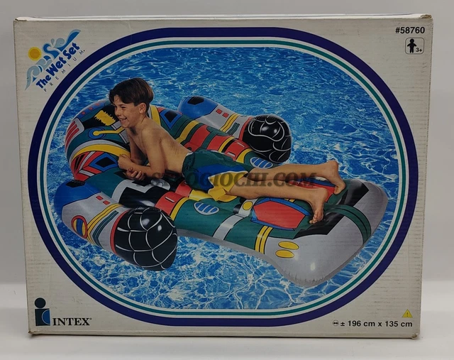 VINTAGE 1987 INTEX Robot Inflatable Float Airbad The Wet Sea Inflatable ...