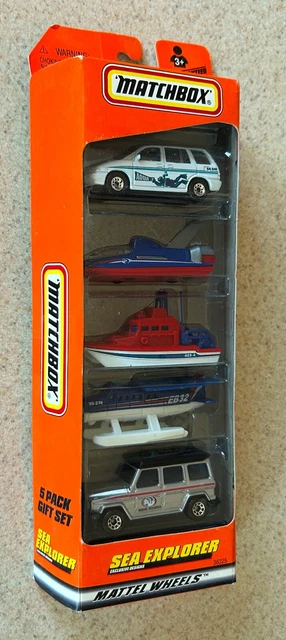 MATCHBOX SEA EXPLORER Five Pack (1998 Mattel Toys) -- Diecast Vehicles ...
