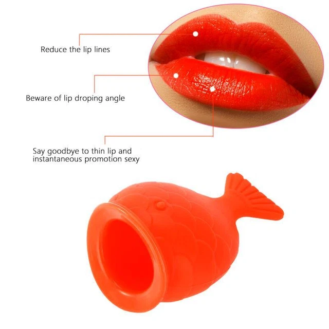 LIP PLUMPER ENHANCER Fish Shape Lip Enhancement Device for Full Lips ...