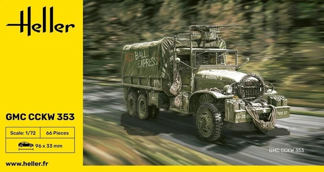 HELLER 79996 GMC CCKW 353 in 1:72 Militär-LKW, Neu + OVP EUR 7,99 ...