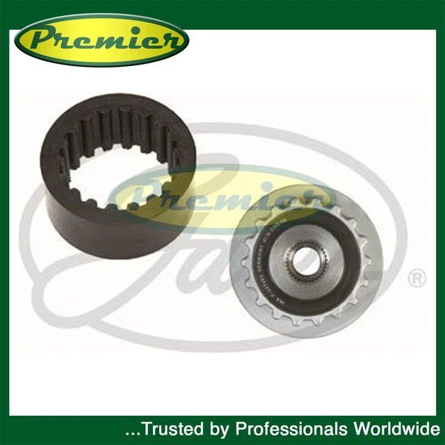 PREMIER ALTERNATOR BELT Aircon Flexible Coupling Sleeve Kit Fits VW £ ...
