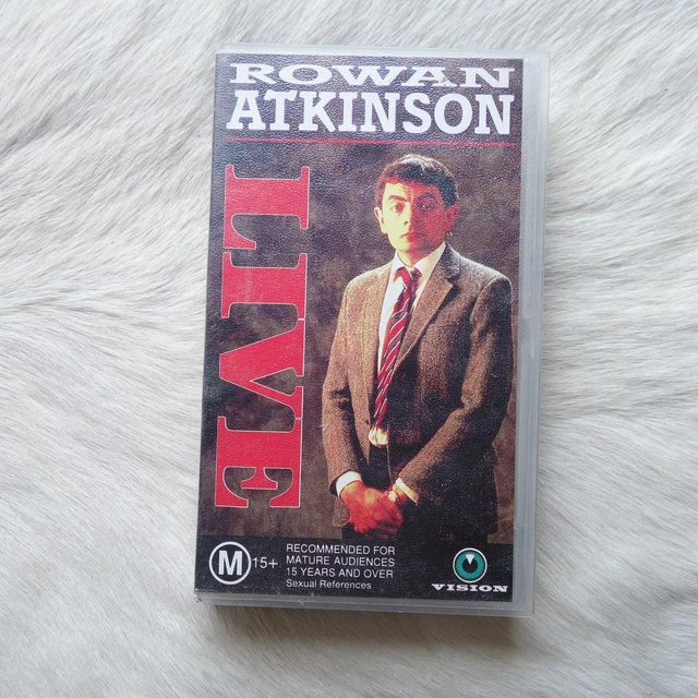 ROWAN ATKINSON LIVE VHS Vintage Rowan Atkinson VHS Vintage MR BEAN Tv ...