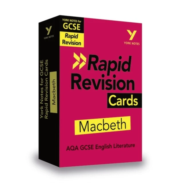 YORK NOTES RAPID AQA GCSE (Revision Cards) Macbeth - for 2025, 2026 ...