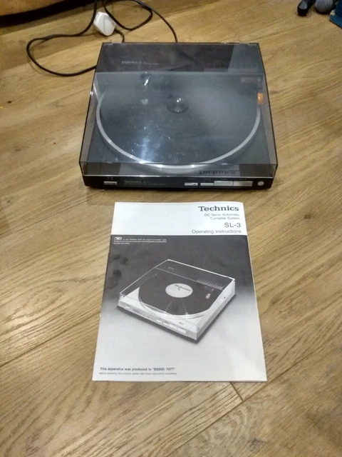 VINTAGE TECHNICS Sl-3 Linear Tracking Turntable New Belt £99.00 ...