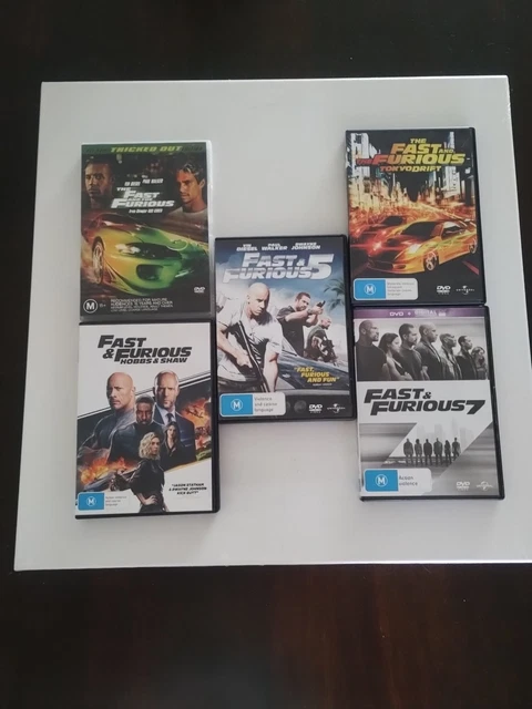 FAST AND FURIOUS DVD Pack 5 Great Movie's In Good Condition With Free ...