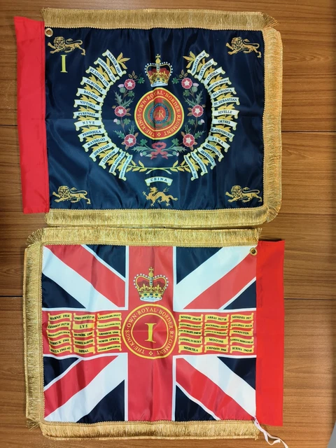 THE KING'S OWN ROYAL Border Regiment miniature Regimental/Queen's ...