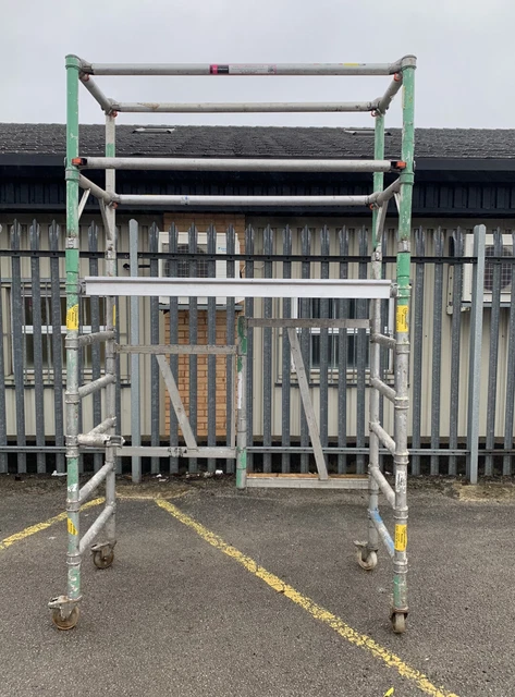 FOLDING SIGMA DECK Aluminium scaffold tower 3.6m working height ...