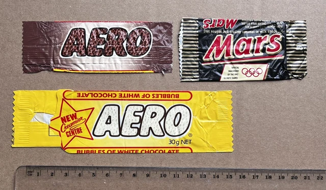 VINTAGE AERO AND Mars Chocolate Wrappers $10.00 - PicClick AU