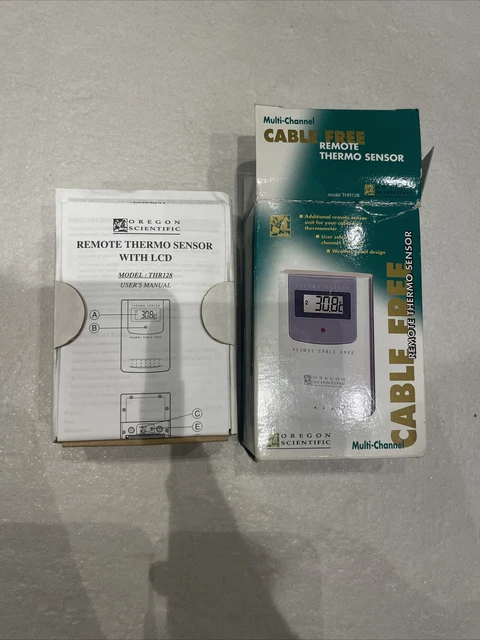 OREGON SCIENTIFIC THN128 kabellose Fernbedienung Thermo Sensor ...