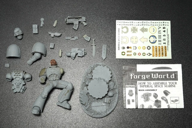 FORGE WORLD SHOWCASE Series Imperial Space Marine 6 Inch Model OOP ...