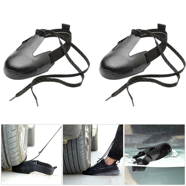 SAFETY BOOT TOE Protective Shoe Covers with Steel Leather Reinforcement ...