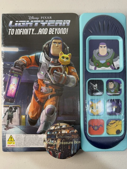 DISNEY PIXAR BUZZ Lightyear - To Infinity and Beyond! Sound Book New ...