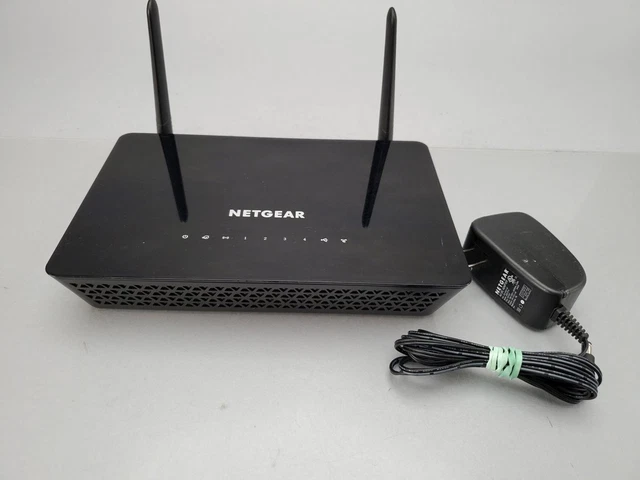 NETGEAR AC1200 SMART Wifi Router Model #R6220 w/Wall Adapter Complete ...
