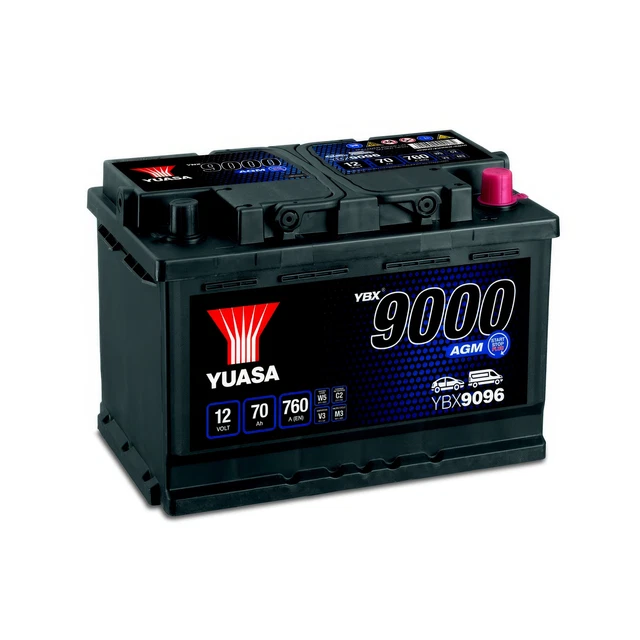 YUASA BATTERY YBX9096 12V 70Ah 760A B3 Mercedes-Benz CLA CLA 220 CDI ...
