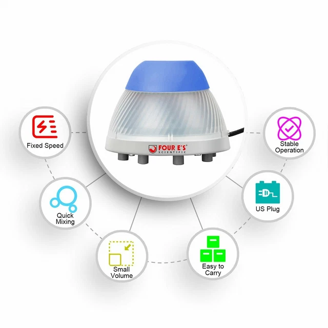FOUR E'S MINI Vortex Mixer 3000 RPM Touch Mode Paint Mixer Shaker For ...
