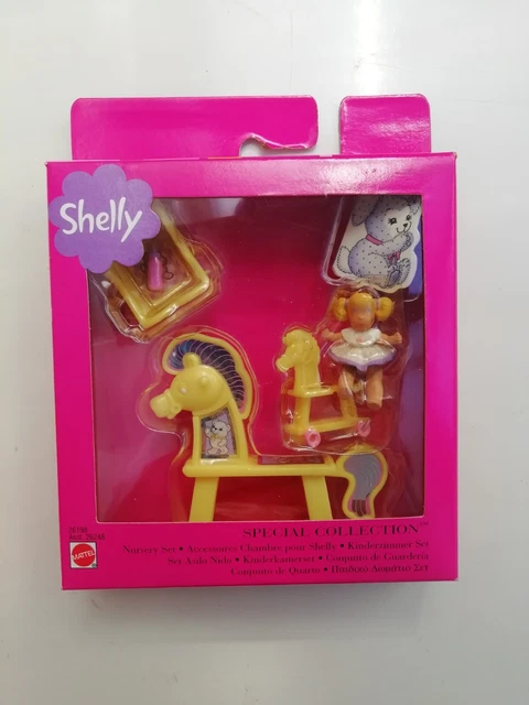 ANCIEN COFFRET SHELLY nursery set special collection barbie Mattel 1999 ...