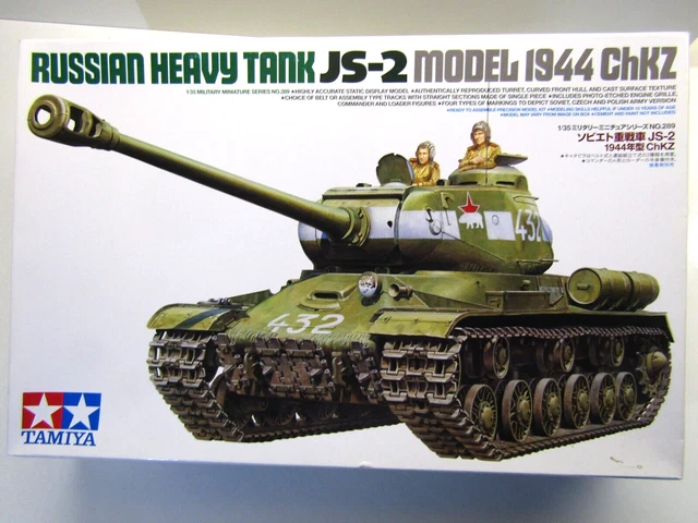 TAMIYA 1:35 SCALE Russian Heavy Tank JS-2 Model 1944 ChKZ Model Kit ...