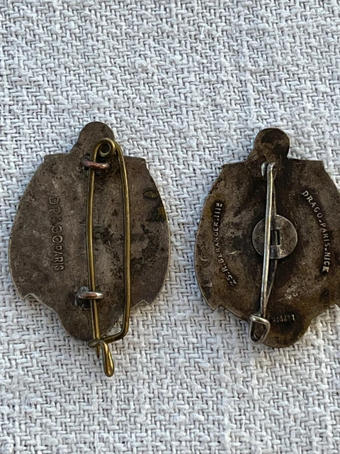 INSIGNE 43° RIC Régiment Infanterie Coloniale 2 modèles 8 et 7 Palmes EUR 50,00 - PicClick FR