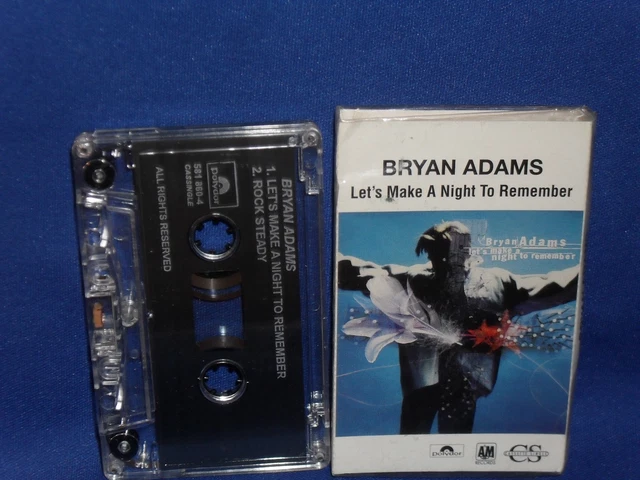 BRYAN ADAMS LETS Make A Night To Remember - Australian Cassingle EUR 8 ...