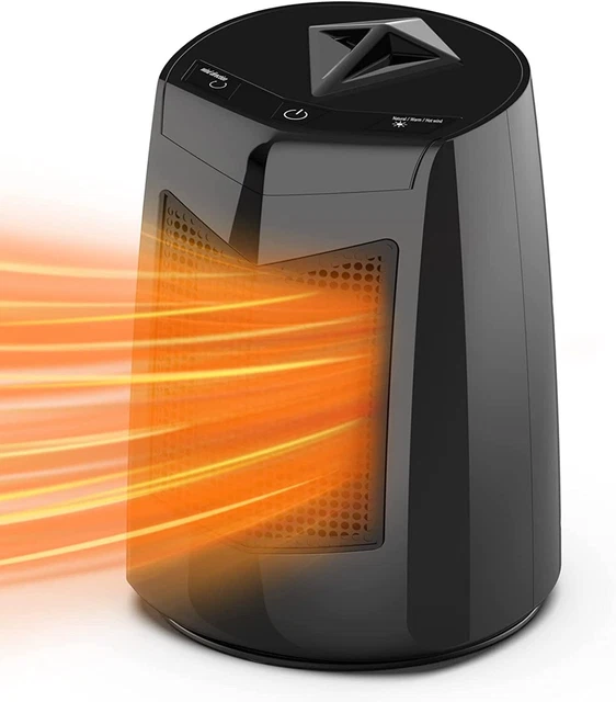 STUFETTA ELETTRICA BASSO Consumo, 800W Termoventilatore Ceramica Uso ...