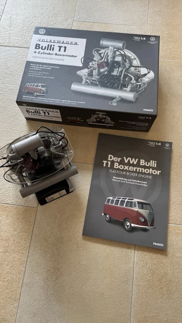 VW BULLI T1 4-Zylinder Boxermotor Engine Kit Motorbausatz Franzis ...