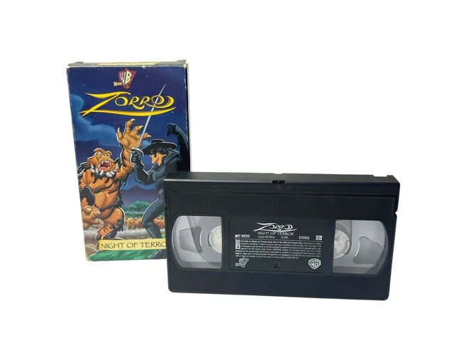 KIDS WB ANIMATED Classic Cartoon Zorro Night Of Terror VHS 1997 Video ...