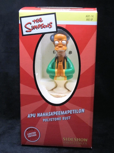 THE SIMPSON'S - APU NAHASAPEEMAPETILON BUST - numbered edition ...